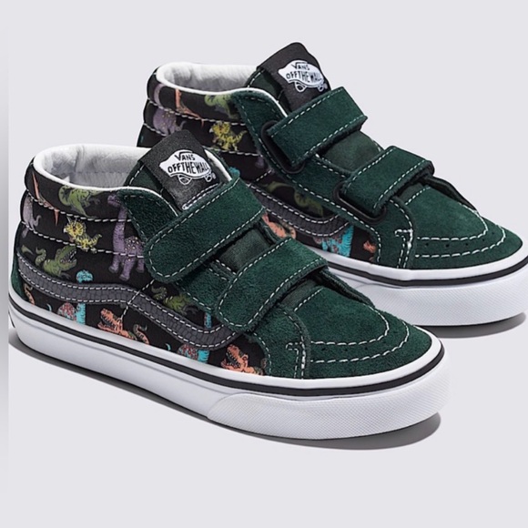Vans | Shoes | Vans Little Kids Sk8mid Reissue V Shoes Dinosaurs | Poshmark